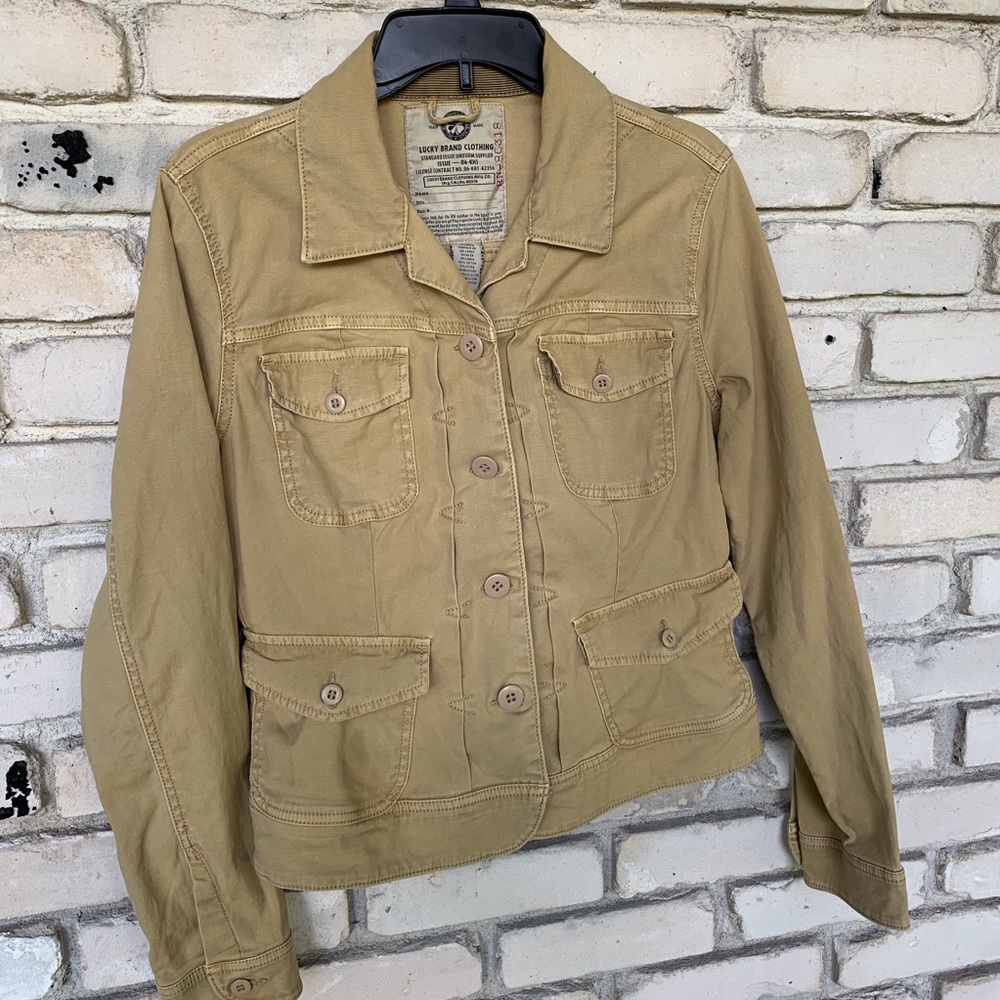 Lucky Kaki Jean Jacket - Gem